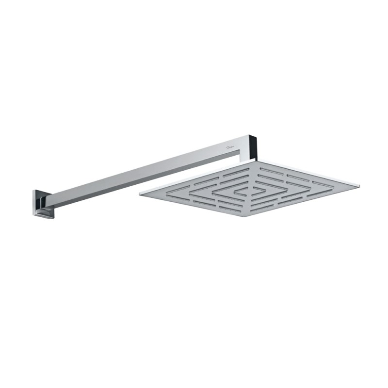 Single Function 300 x 300mm Maze Square Shape Overhead Shower